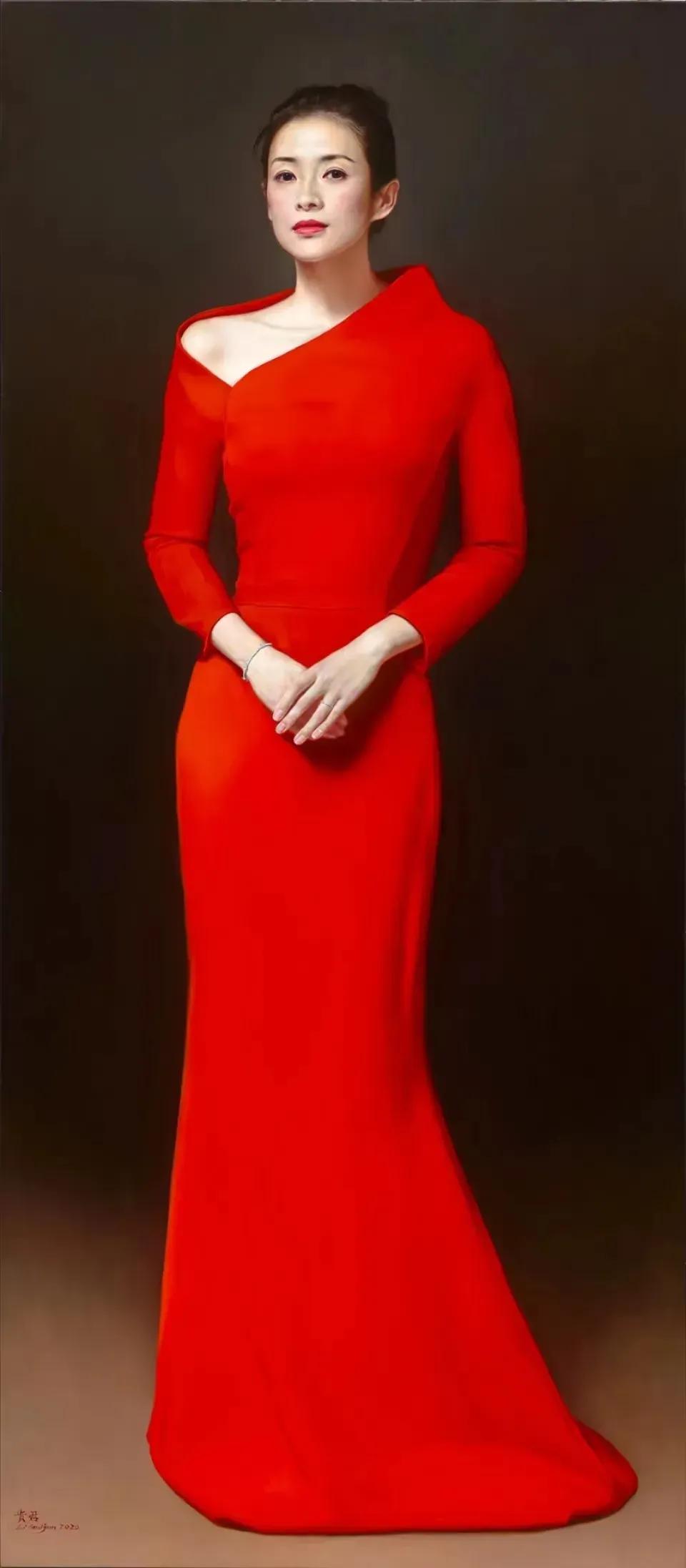Beautiful body oil painting art, the beauties painted by Li Guijun, the ...