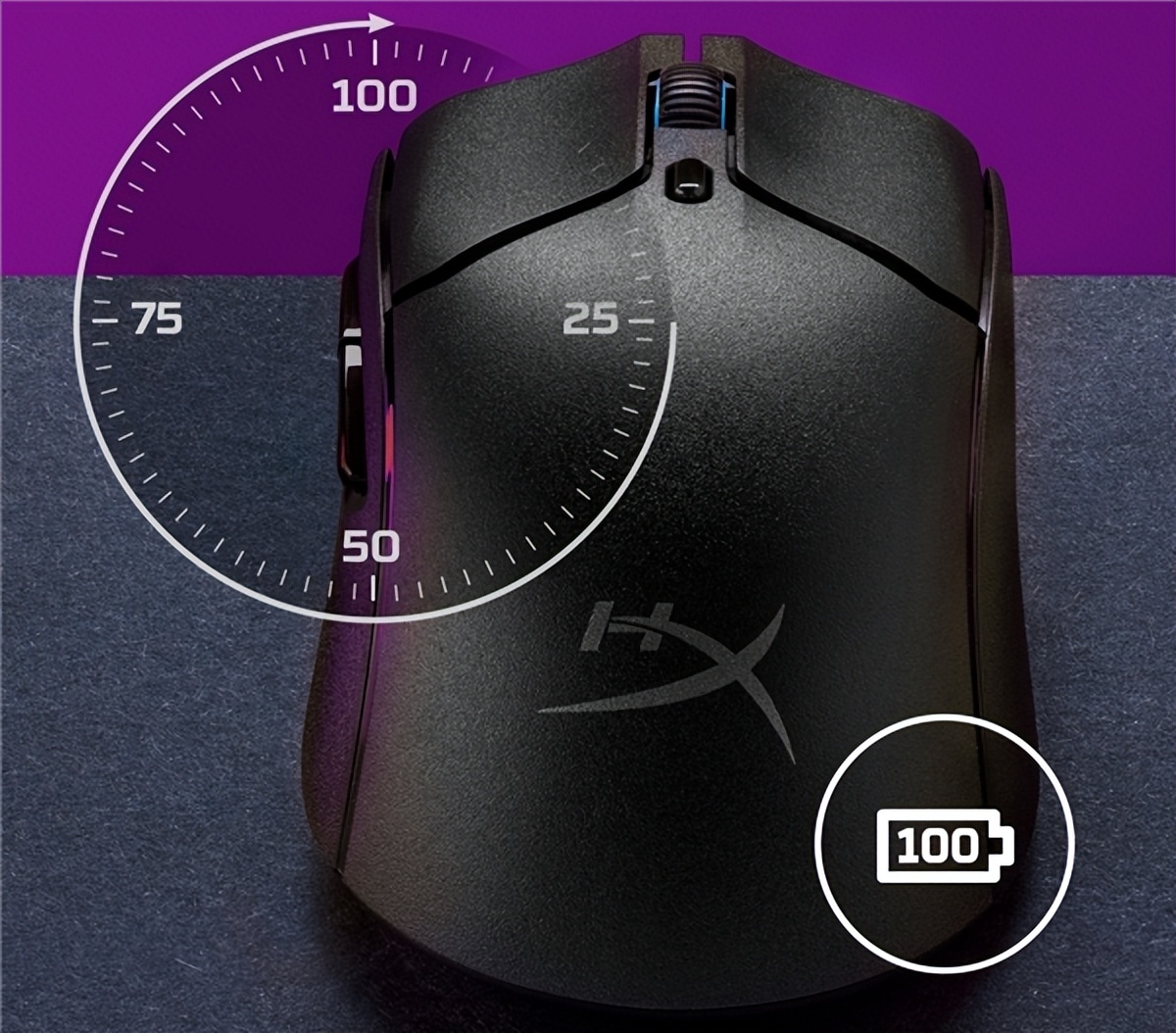 Three-mode scene with HyperX Xuanhuo 2 three-mode wireless gaming mouse ...
