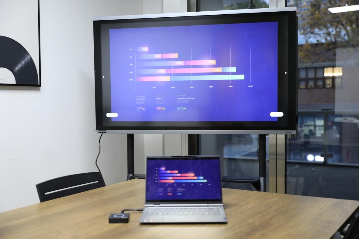 Open an efficient meeting: Lenovo thinkplus conference tablet SE solves ...