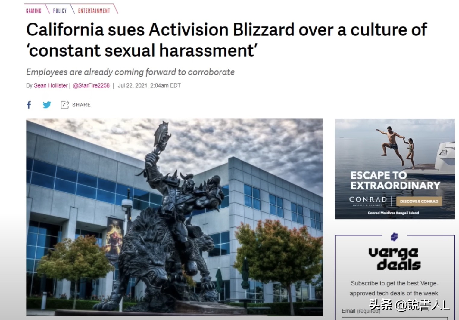 Blizzard and NetEase broke up!Is it related to Microsoft behind it?"The ...