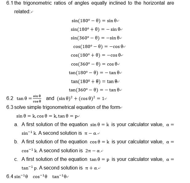 Summary of Edexcel A-Level Mathematics P2 Knowledge Points - iNEWS