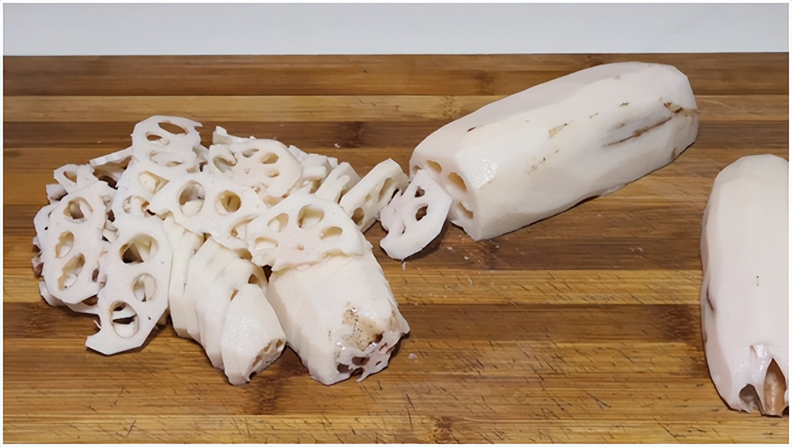 The practice of cold lotus root slices (this way, hot and sour and ...