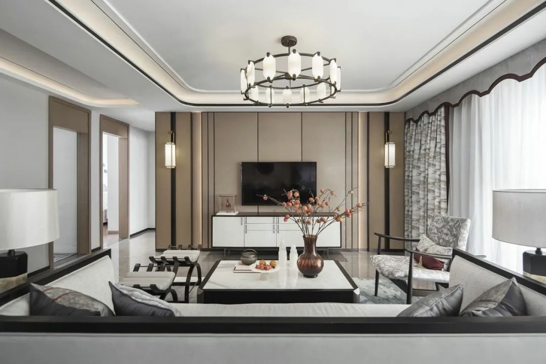 Huangshi new Chinese style decoration case, the beauty of fashion and ...