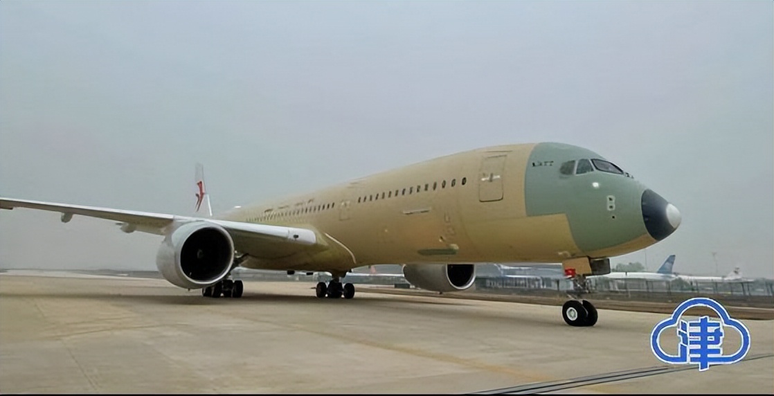 The 8th Airbus A350 "yellow plane" arrives in Tianjin this year - iNEWS