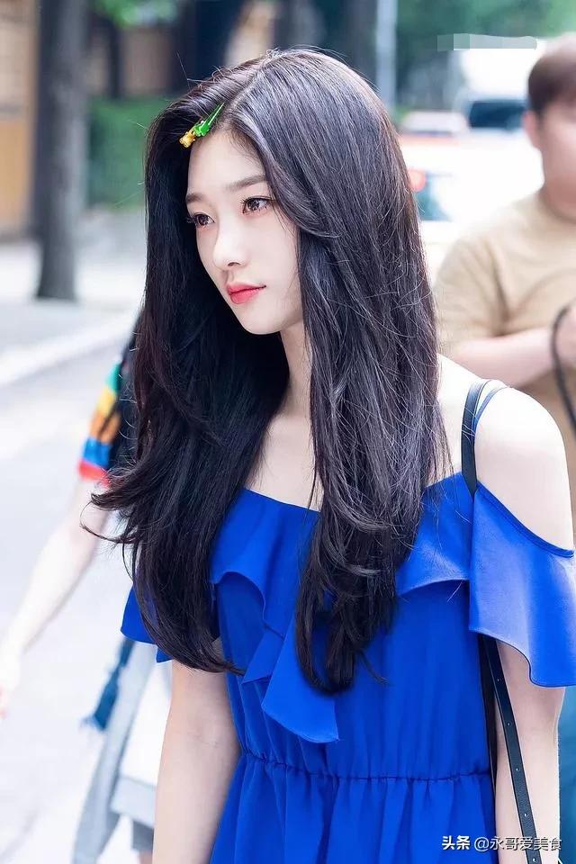 Zheng Caiyan, Korean super beautiful singer, fresh and beautiful, super ...