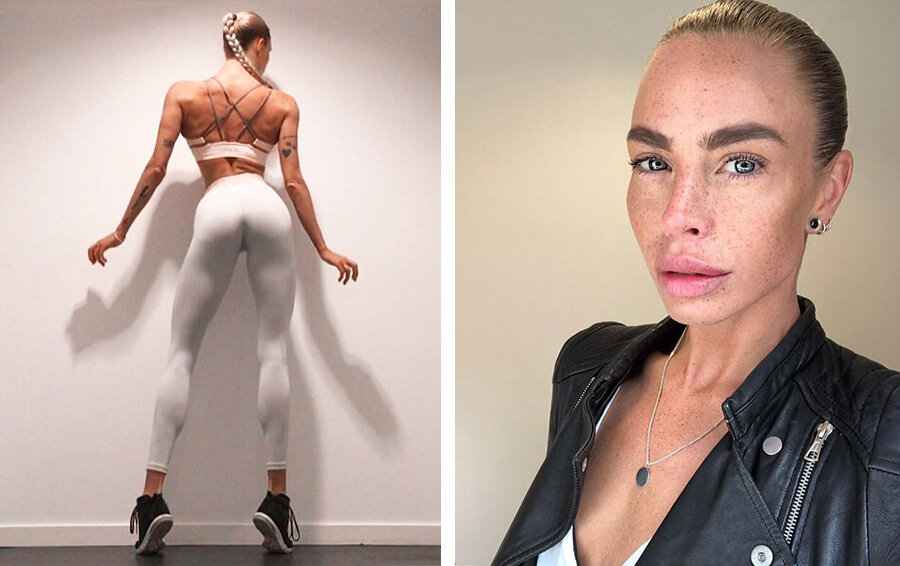 Leg length 108 cm: fitness beauty Ija Osterger - iNEWS