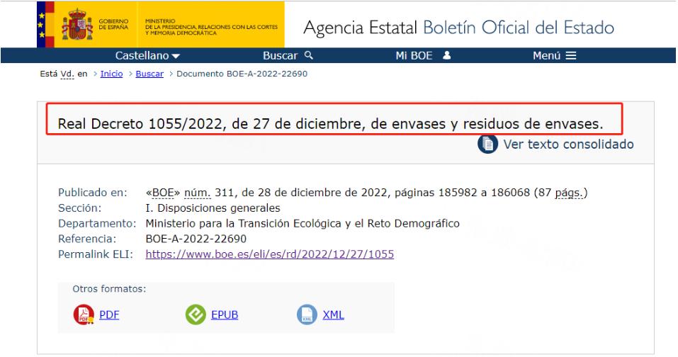 Spanish packaging law comes into force, who needs to register? - iNEWS