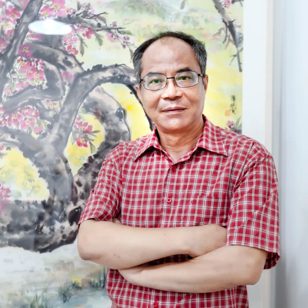 Flower and bird painter Wang Yonggang's "Flowers among the Clouds" in ...