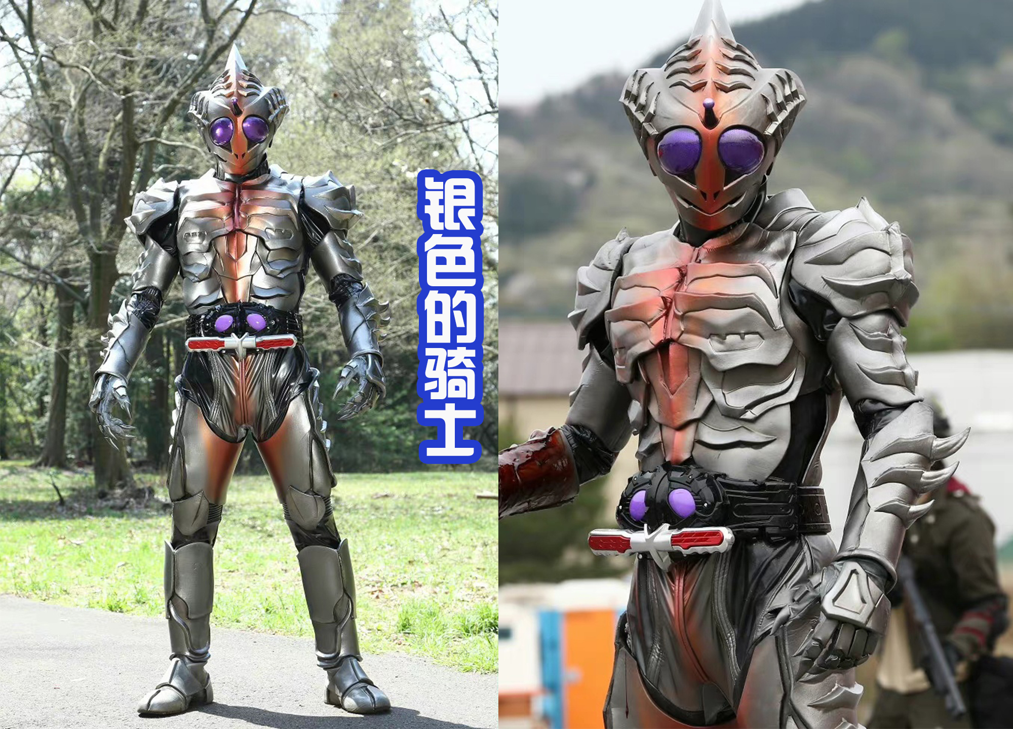 Both of these similar Kamen Riders are strong and hard to forget ...