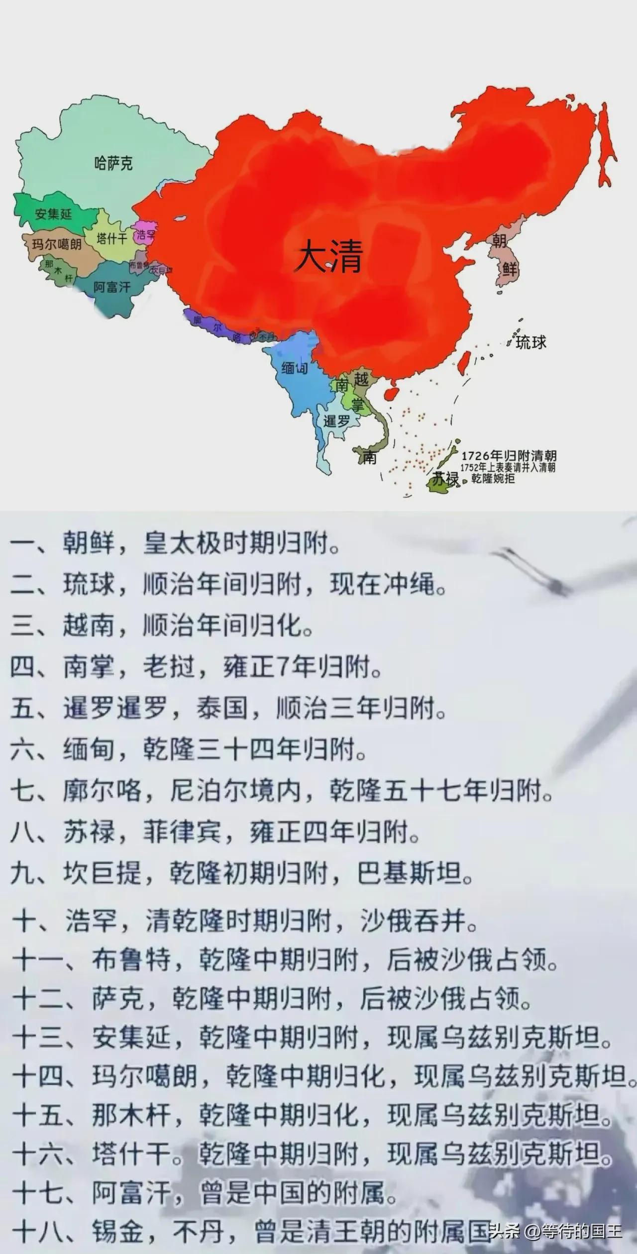A list of the eighteen subordinate states of the Qing Dynasty - iNEWS