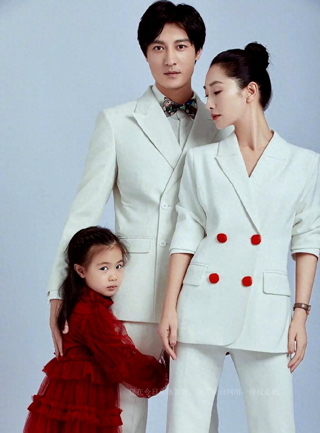 The three members of the "An Lingrong" family are so handsome. The ...
