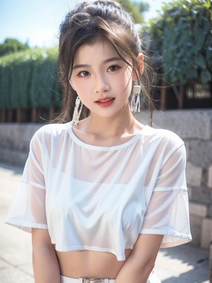 Rebellious girl photo, young beautiful girl alternative outfit portrait ...