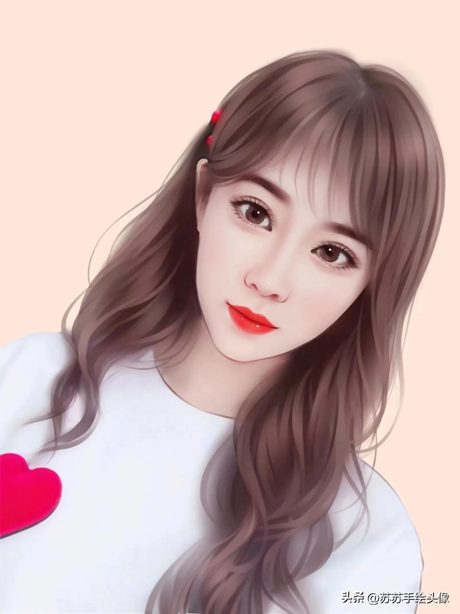 Change your avatar, fresh and beautiful hand-painted avatars for girls ...