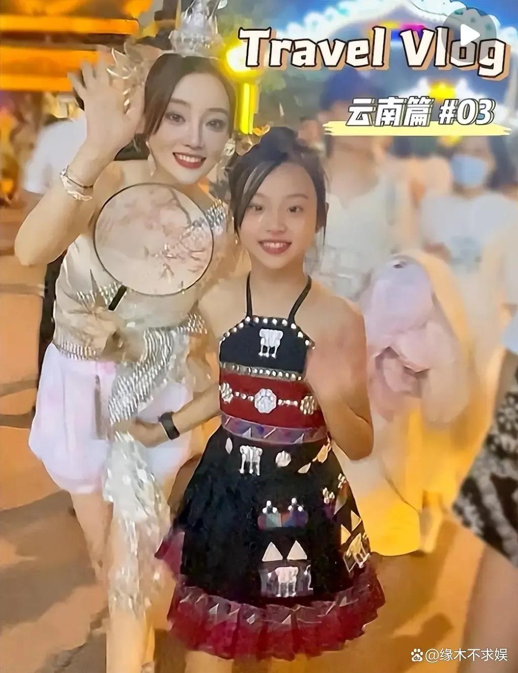 Li Xiaolu took 10-year-old Tianxin to the exhibition, and Tianxin's ...