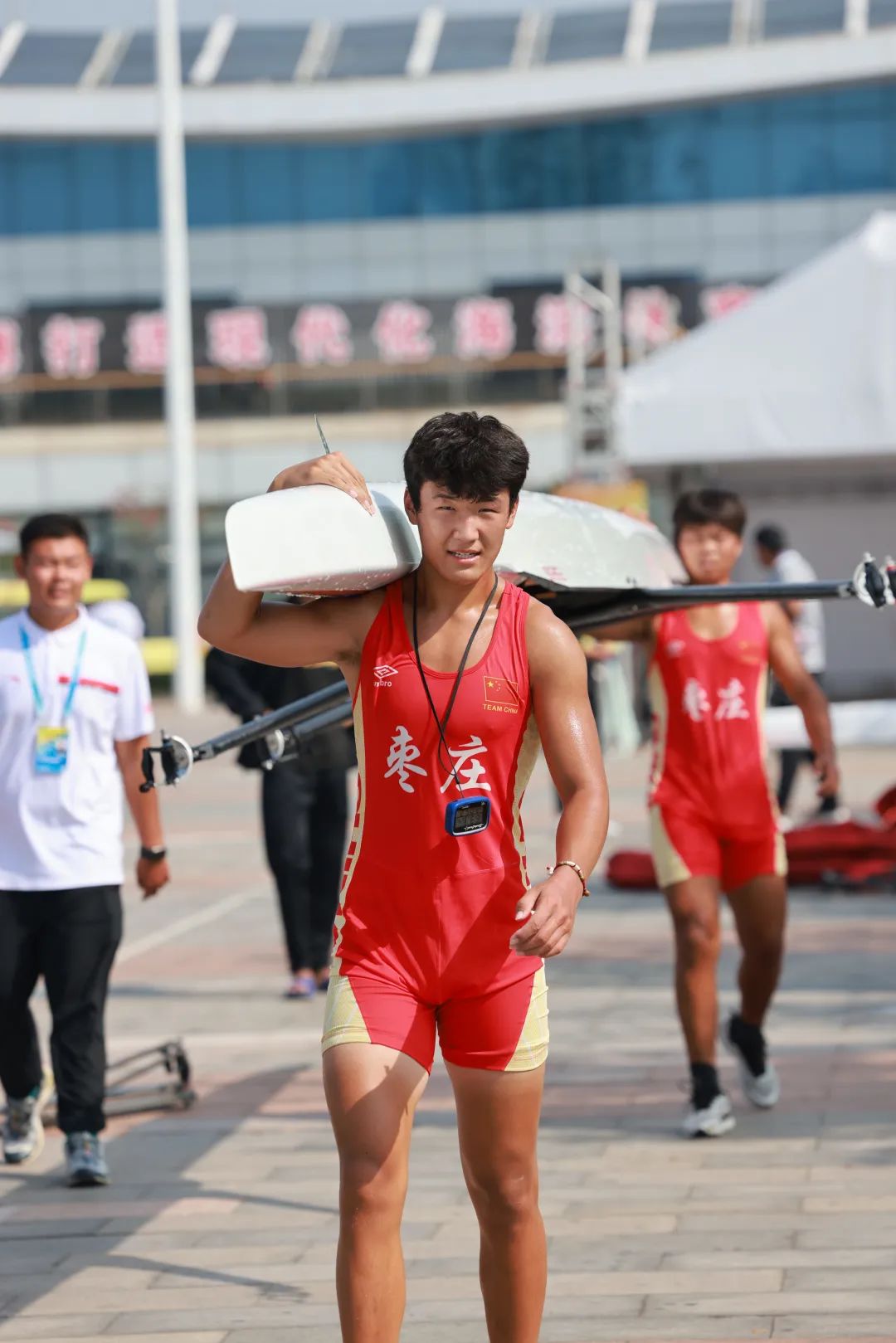 Zaozhuang city athlete Guo Hao and Sun Shouxin won the gold medal in ...