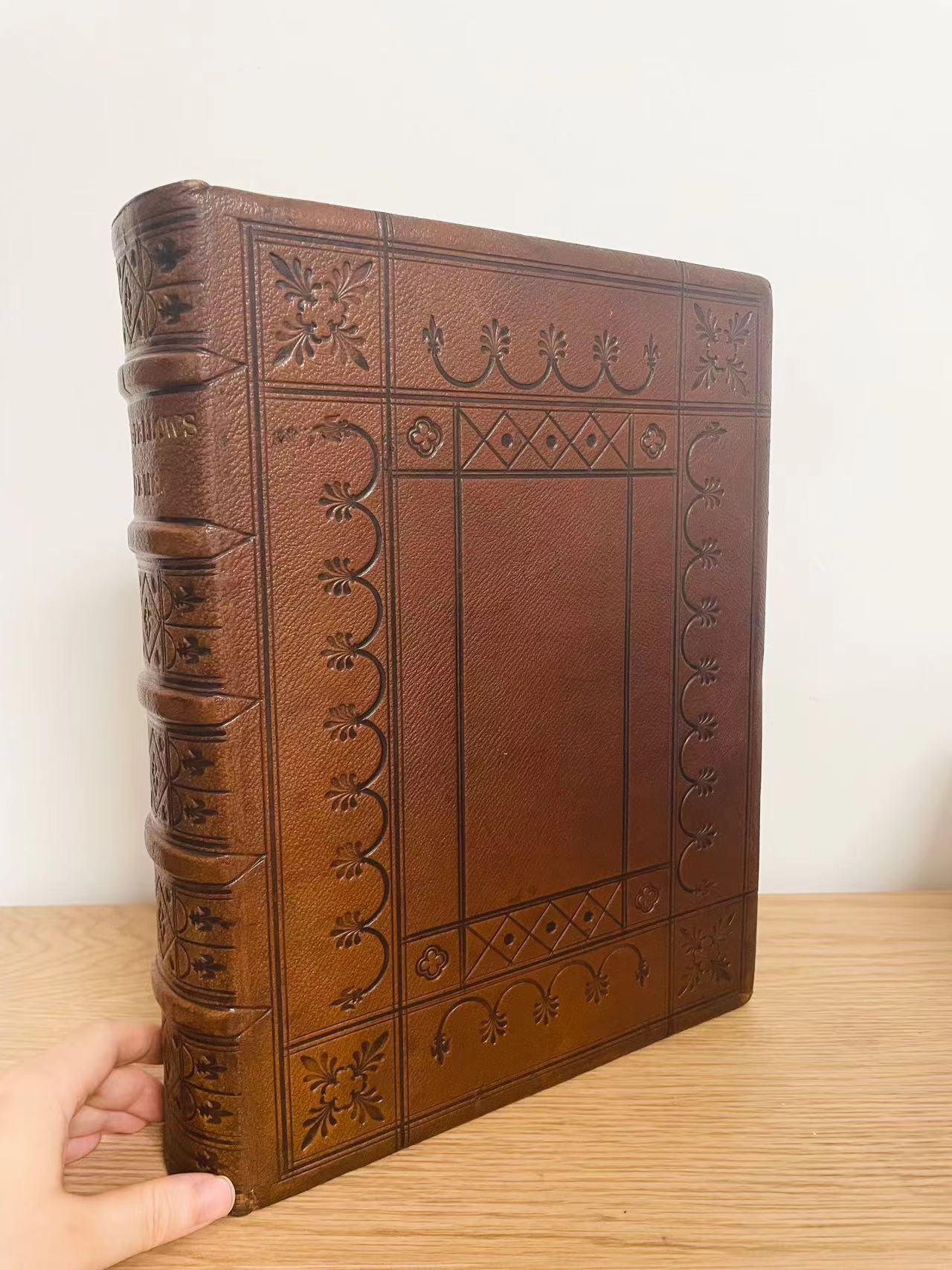 Western Antique Book Collection Knowledge | Blind Printing and Binding ...