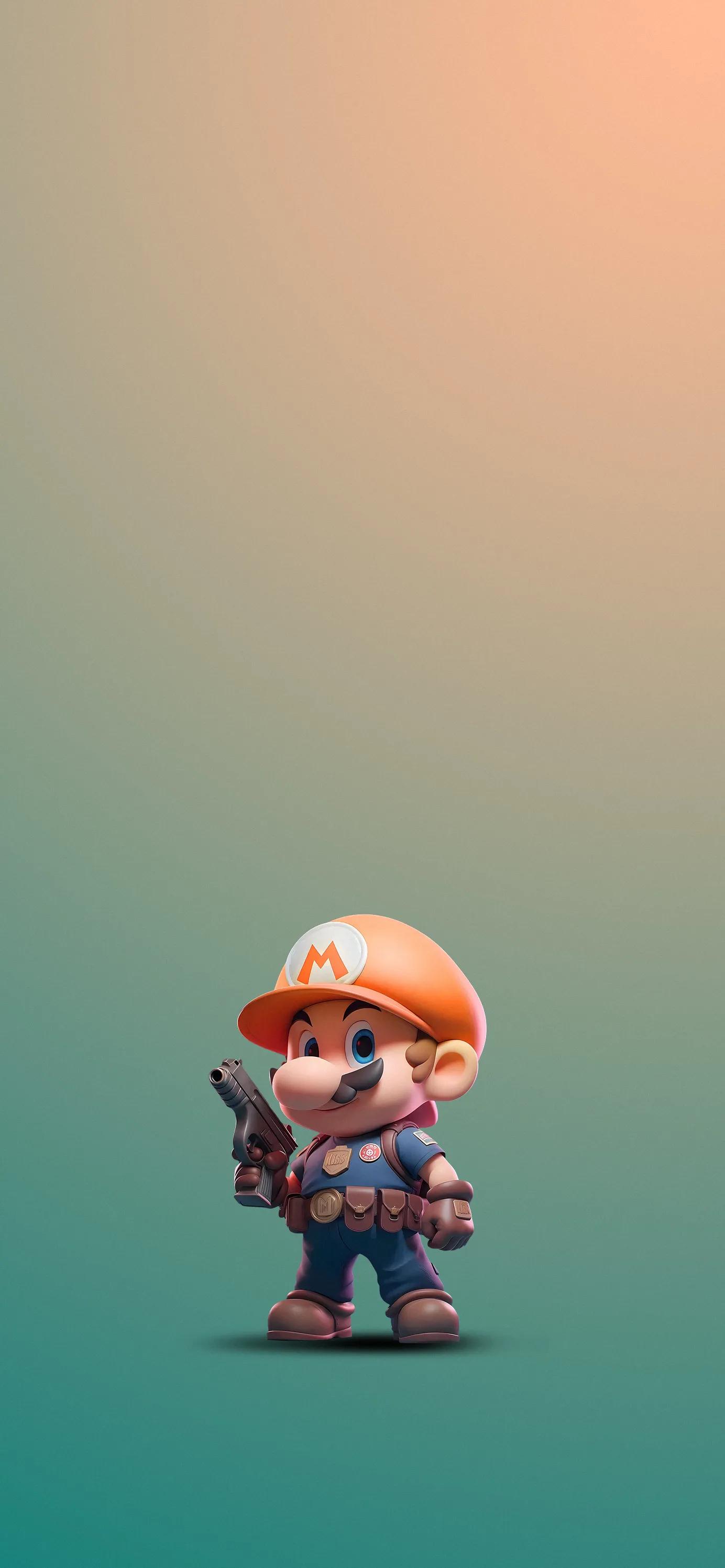 Mario police officer ultra clear full screen set wallpaper share - iMedia