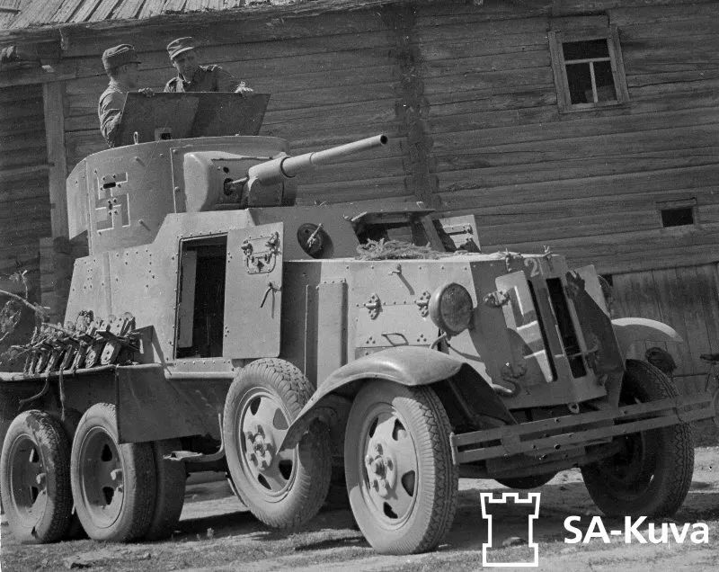 Wheels rolling: Soviet BA-6 armored car - iNEWS