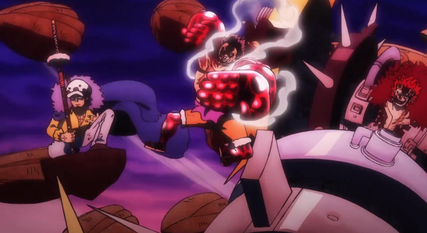 One Piece Episode 1017: Luffy's five people zoom in and explode, Kaido ...