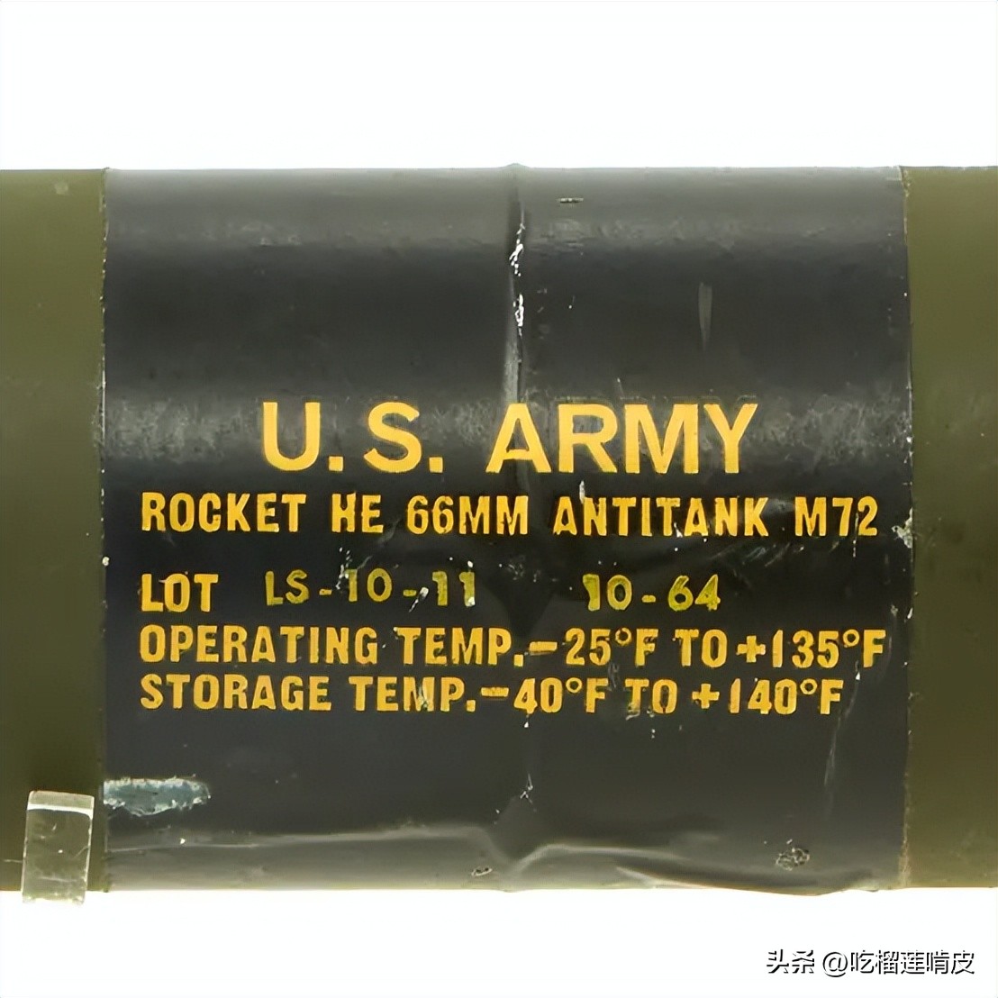 1964 US Original First Model M72 LAW Light Anti-Tank Weapon Rocket ...