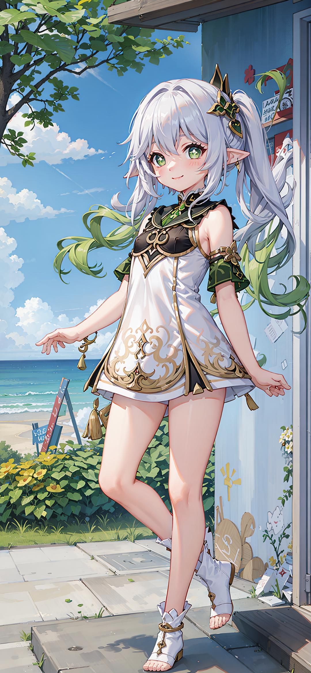 Photos of the original god Naxida's private room, the different Xiaocao Wang mobile wallpaper ...