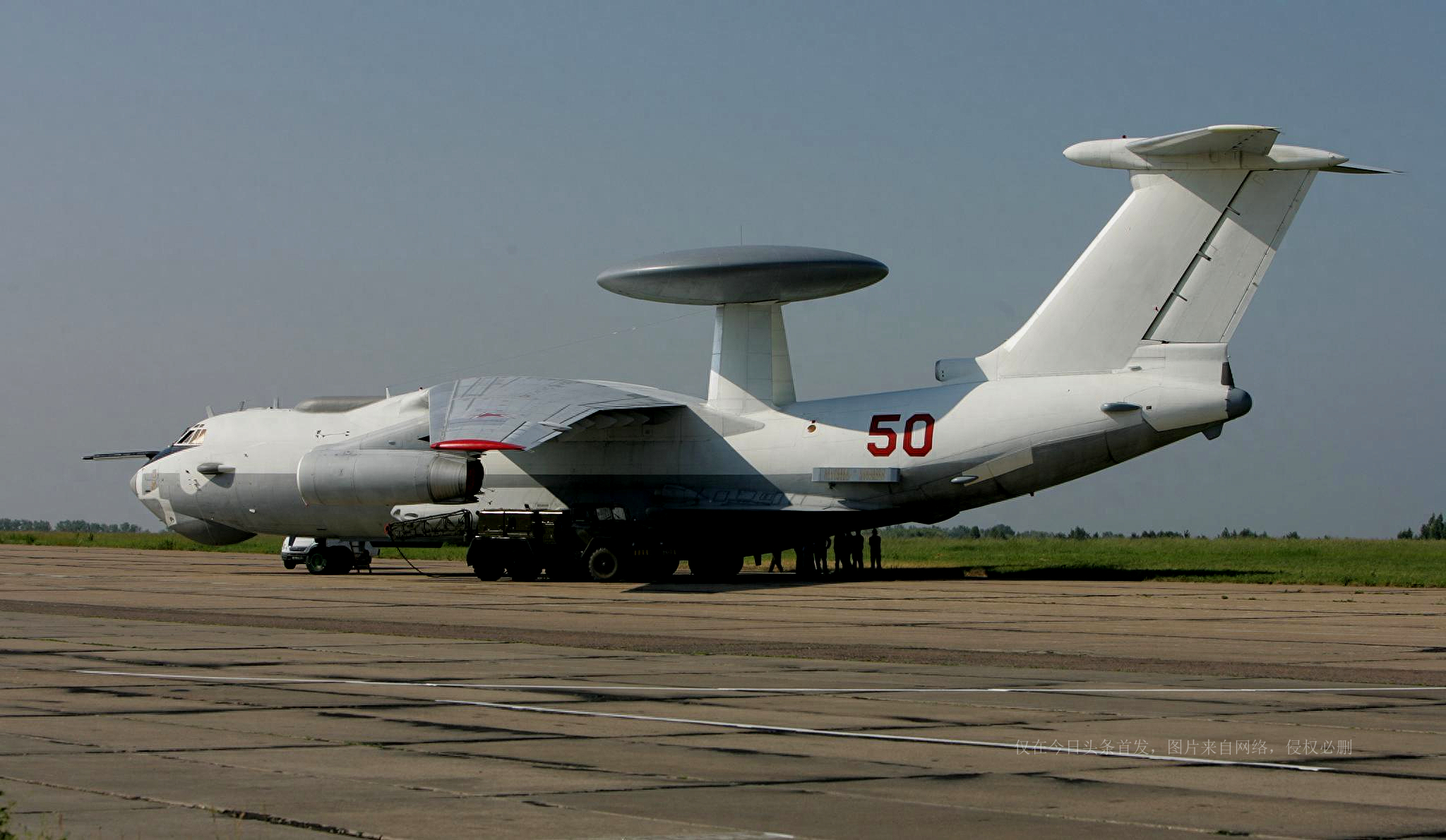 In the South Asia 227 air battle, why did the three A50EI large early ...