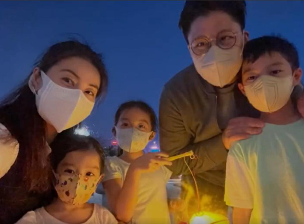 Guo Jingjing's youngest daughter, unlike her sister who inherited the ...