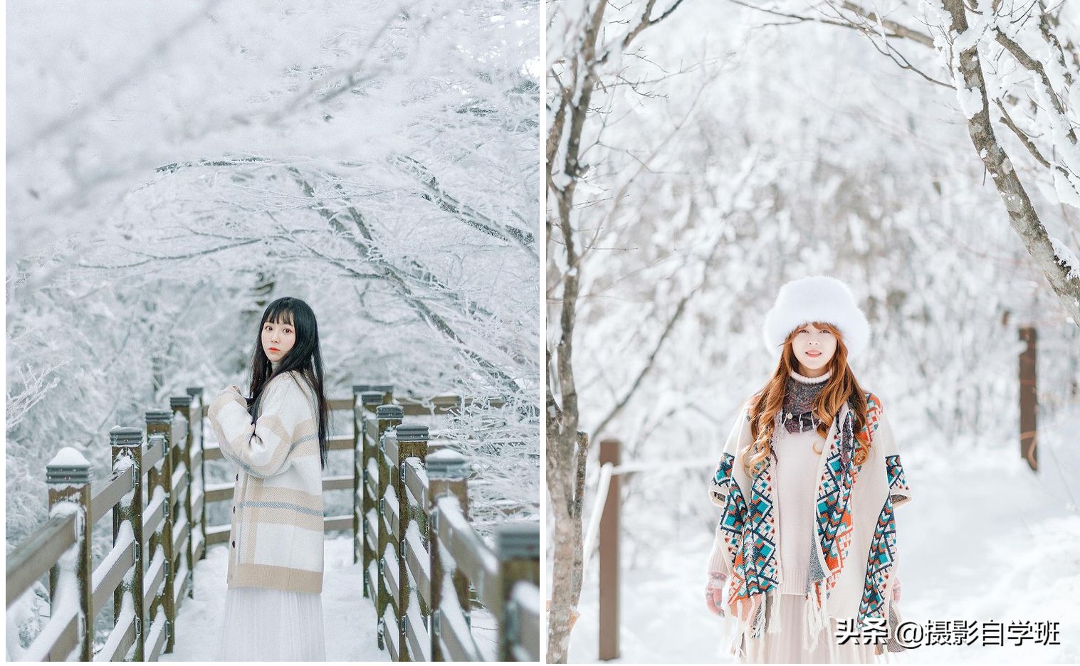 5 outdoor snow portrait shooting techniques to meet the needs of snow ...