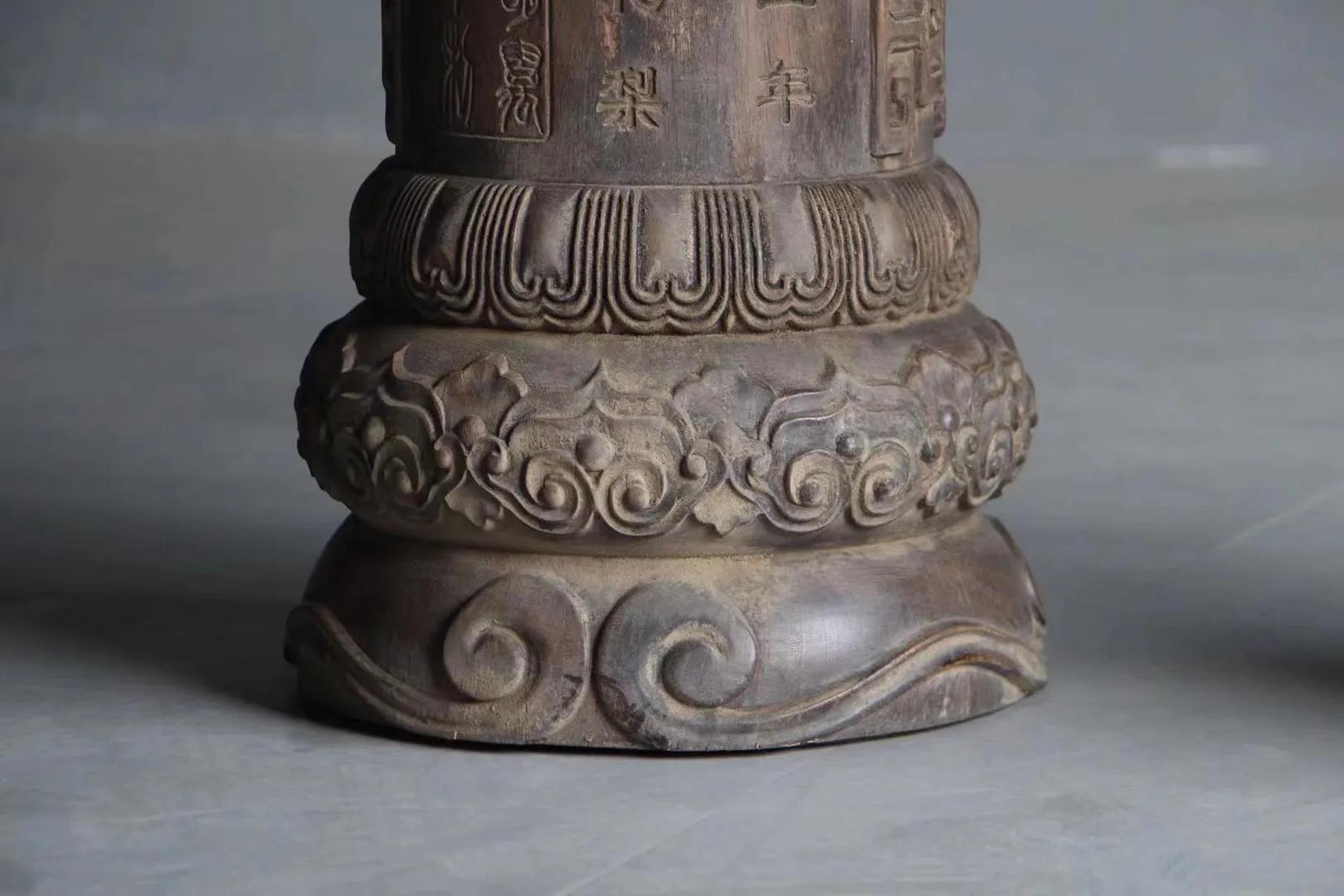 A pair of flowers,,, beautiful carving, wood, nanmu, space decoration ...