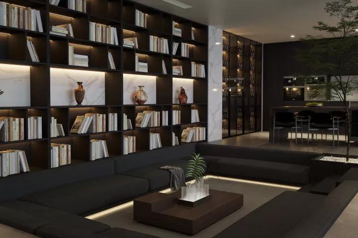 Dark color design, low-key and minimalist space aesthetics - iNEWS