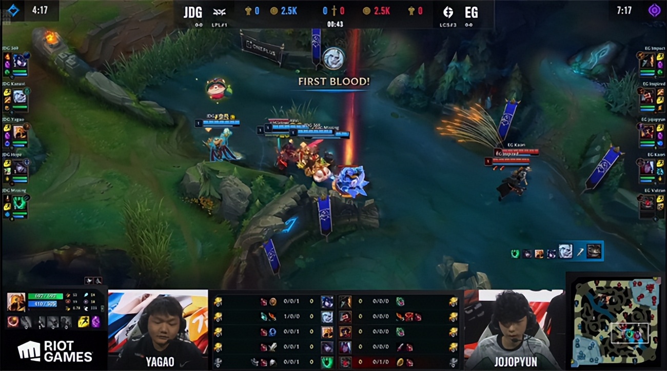 LOL-S12 group stage: 369 pig sisters single-killed Captain Impact, JDG beat EG without any risk ...