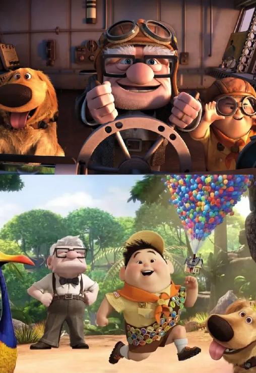 What is Carl's character and growth experience in the movie "Up"? - iNEWS
