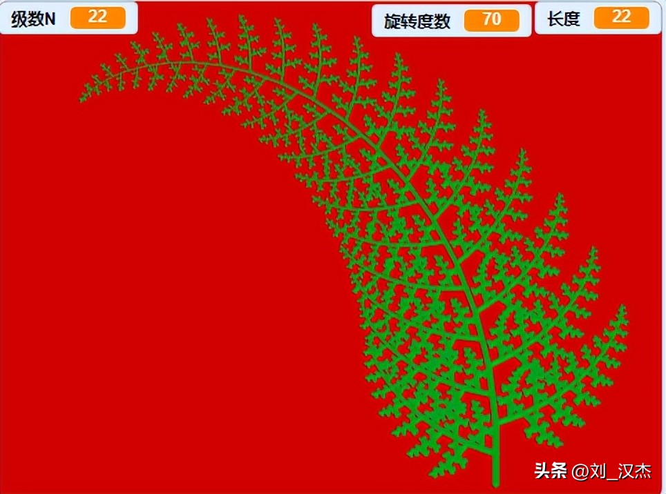 Using Scratch programming to draw fractal geometry series 8: Barnsley ...