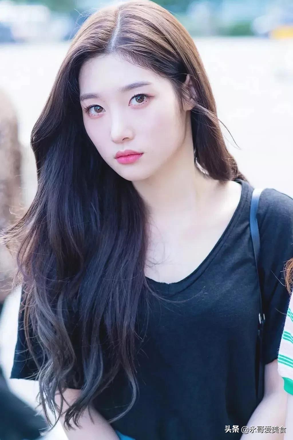 Zheng Caiyan, Korean super beautiful singer, fresh and beautiful, super ...