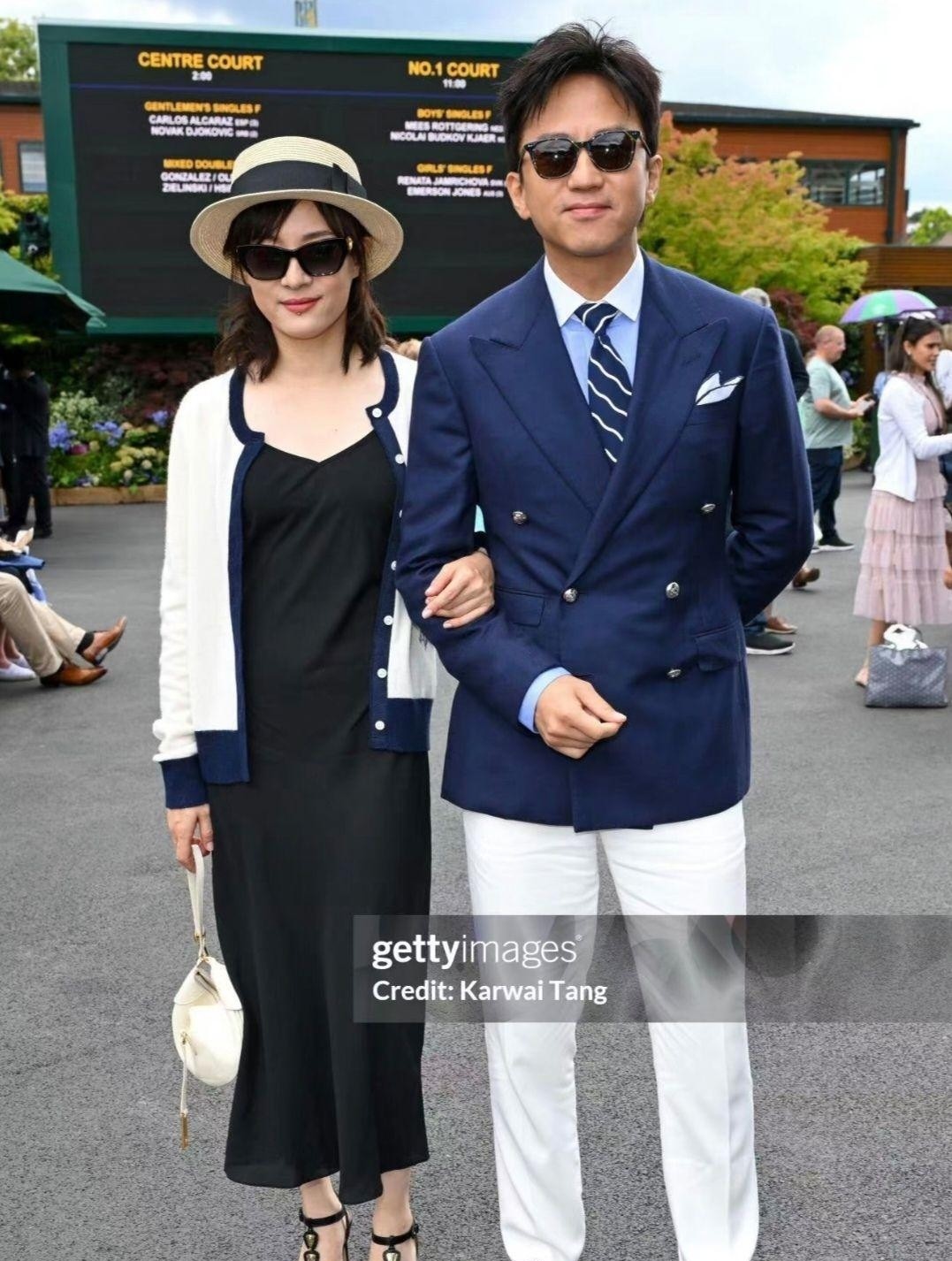 Jay Chou and Kunling watched the Wimbledon final with Princess Kate ...