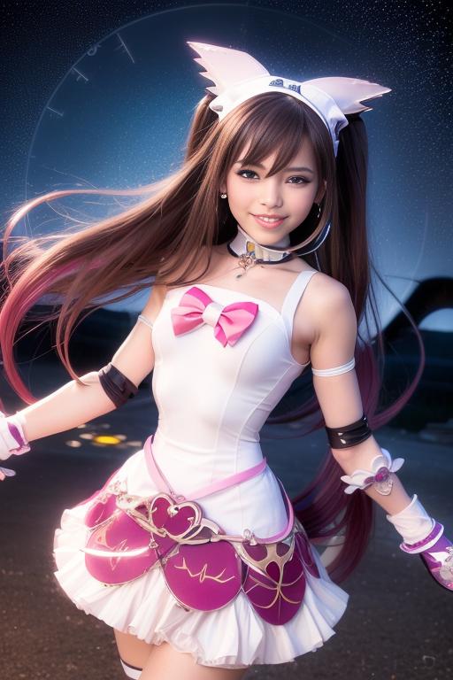 AI-painted beauty (166) magic girl dazzle - iMedia