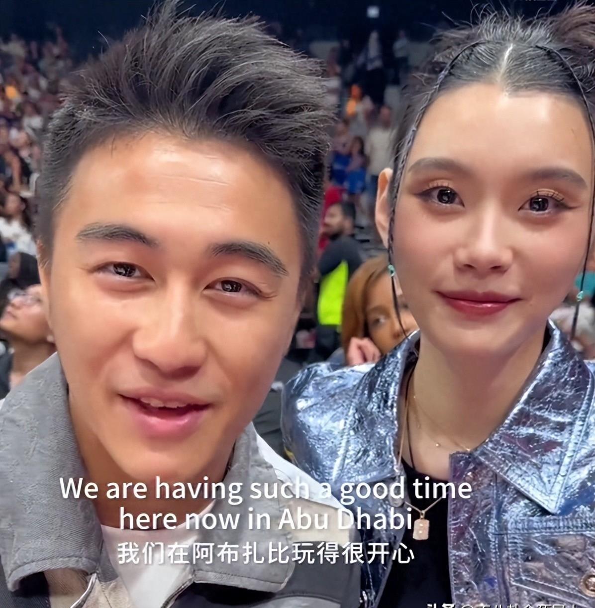 Xi Mengyao and He Youjun took a photo, showing their excellent genes ...