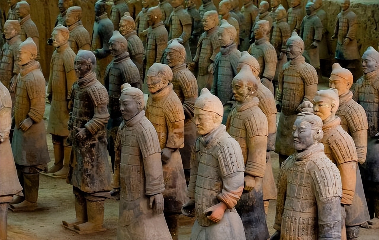 Almost no one has seen the real appearance of the terracotta warriors ...