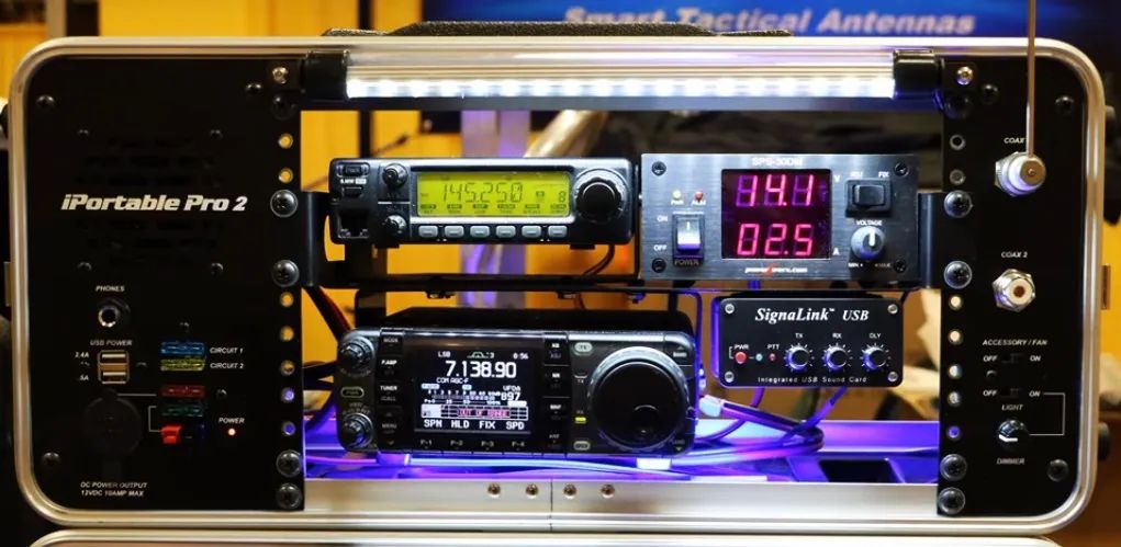 "New Information Station" is a very cool rack mount unit for HF/VHF/UHF ...