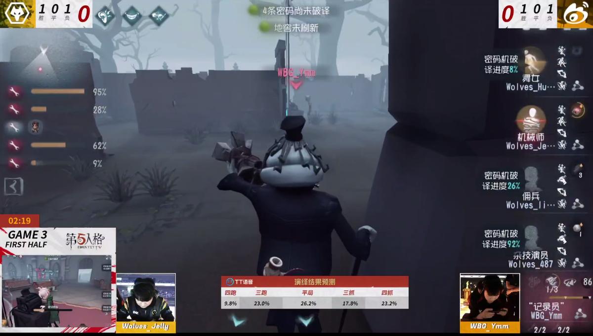 Fifth Personality 2022 IVL Summer Finals D1 Wolves vs WBG Game 3 - iNEWS