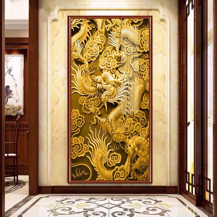 Miaocai relief decorative painting process introduction, Jinan new ...