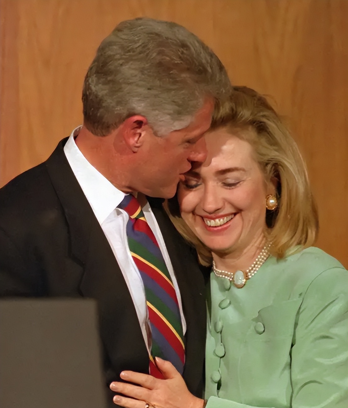 Clinton was elected president in 1992, and Hillary sat on his lap with ...