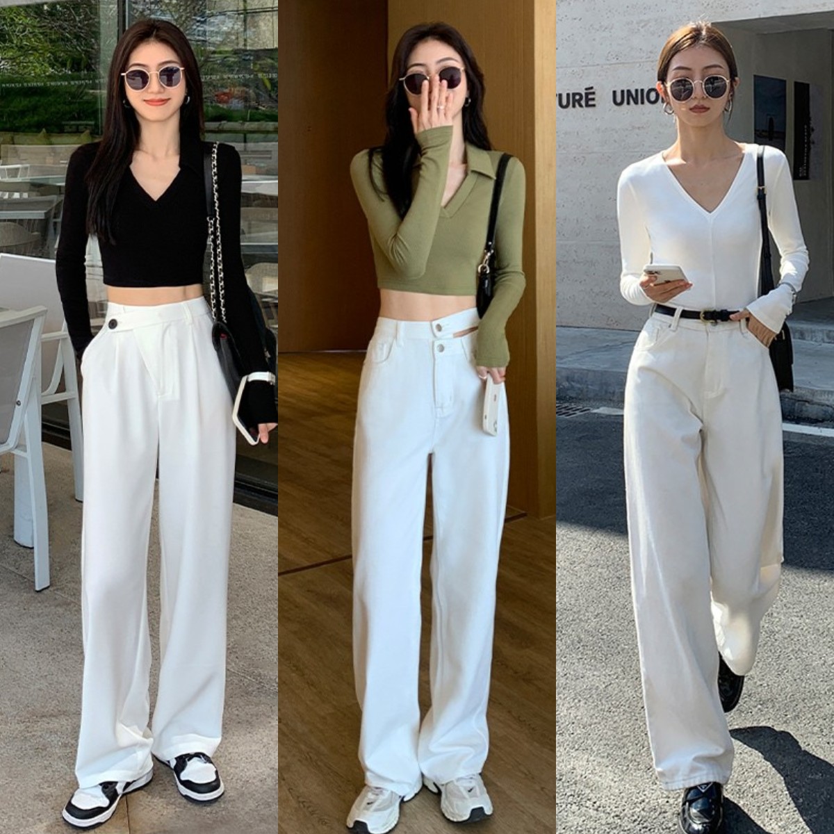 Autumn, "wide-leg pants" more fashionable way to open: with these tops ...