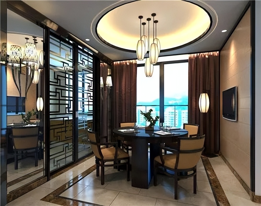 New Chinese style decoration renderings to introduce new Chinese beauty ...