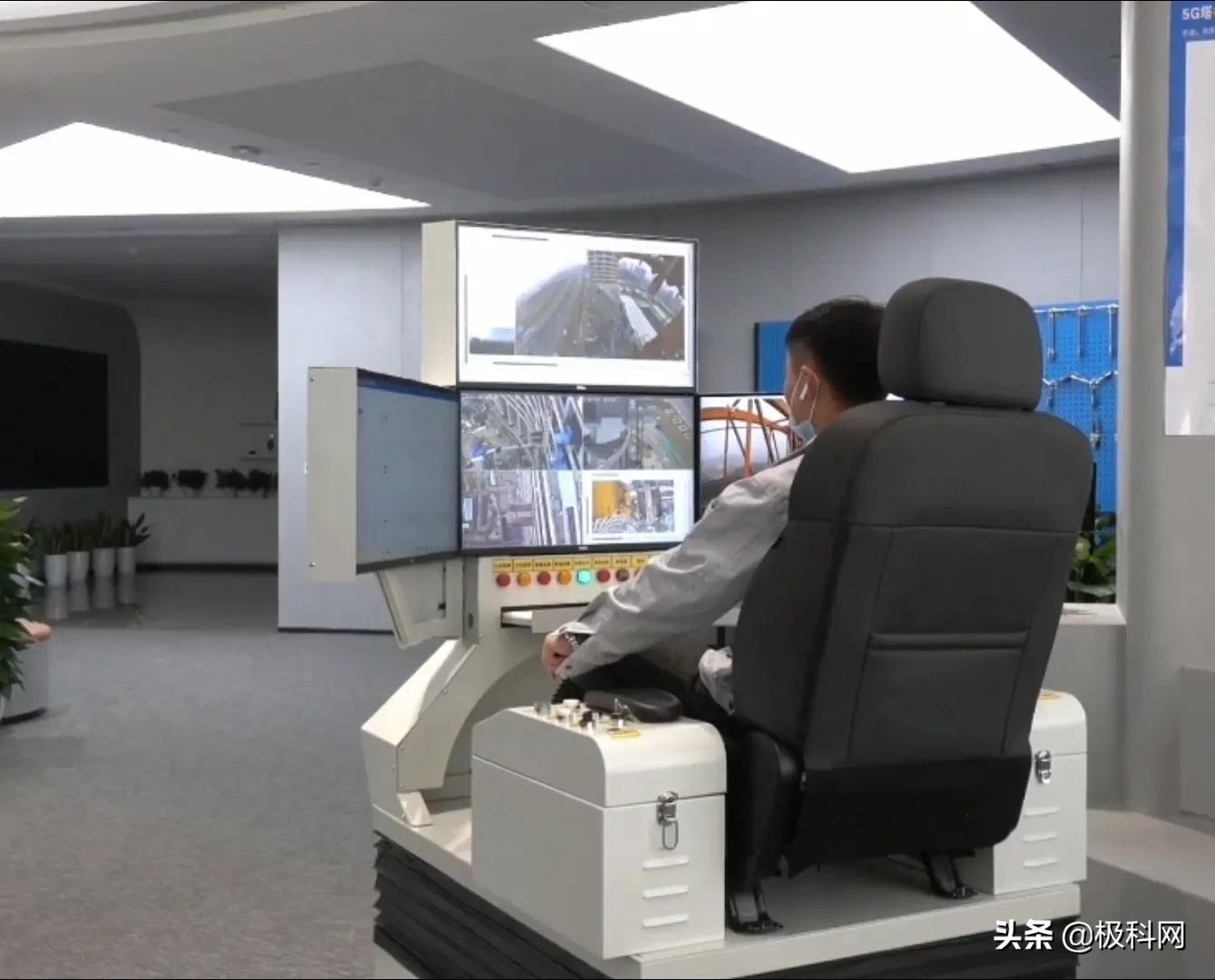 5G "unmanned tower crane": the cab is empty, but the tower crane can ...