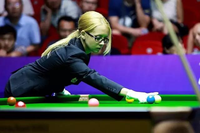 The most beautiful referees in snooker, do you know how many Chinese ...