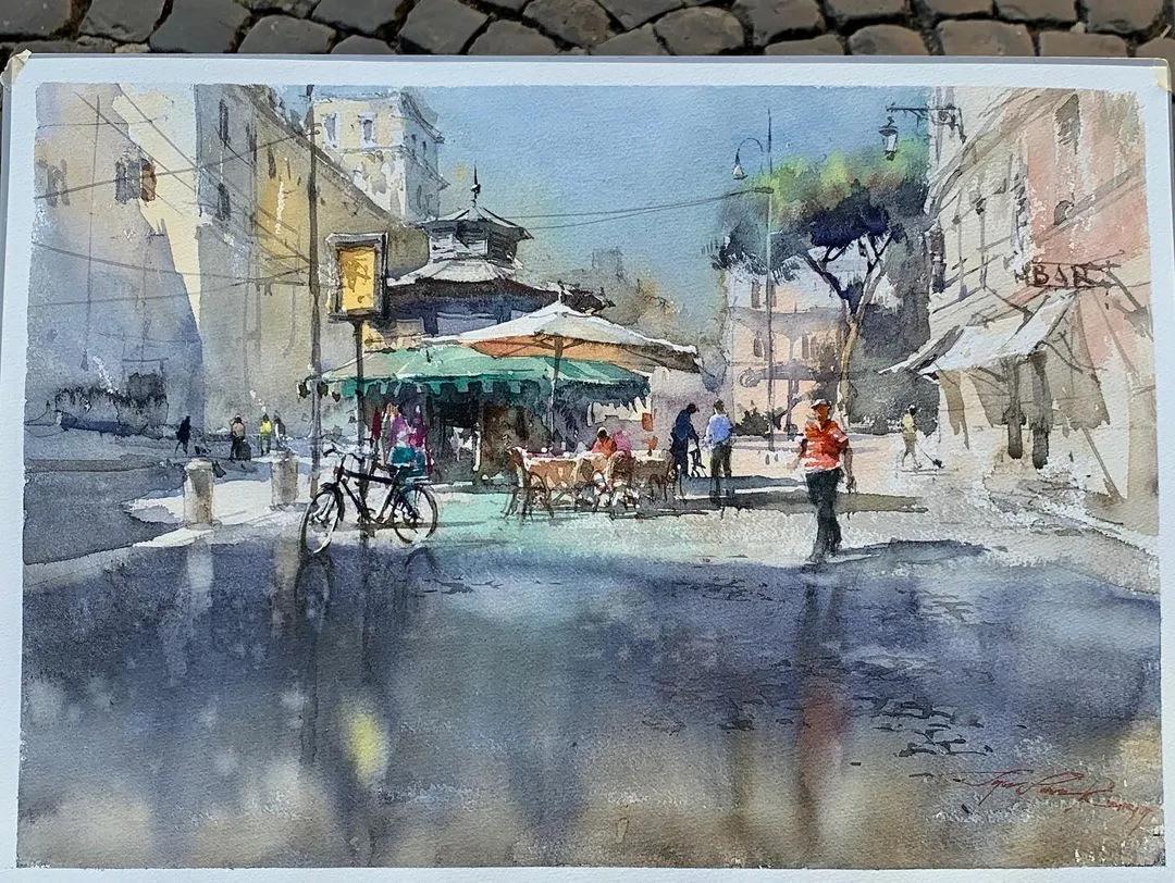 Appreciation of the works of Italian watercolor painter Igor Sava - iNEWS