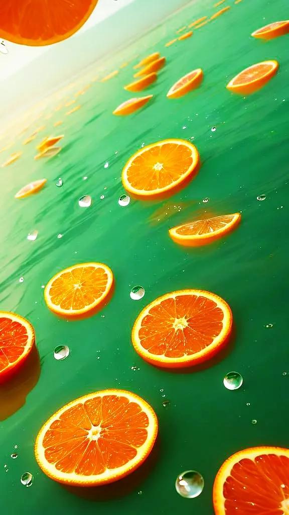 Beautiful, clear, bright, refreshing and soothing orange wallpaper - iNEWS