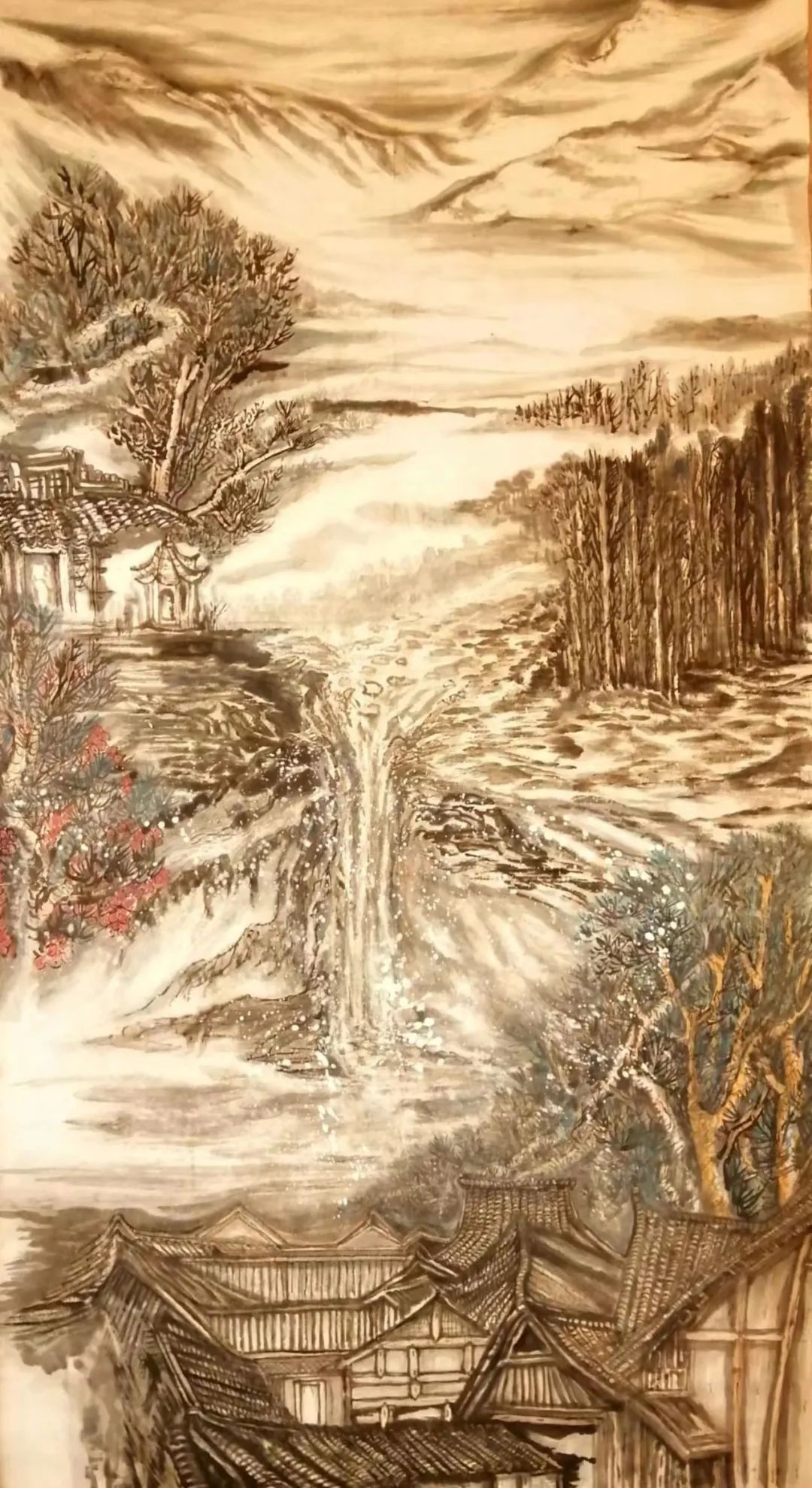 Empty aesthetic feeling and remote artistic conception——Record of famous Danqing artist Lu Tian ...