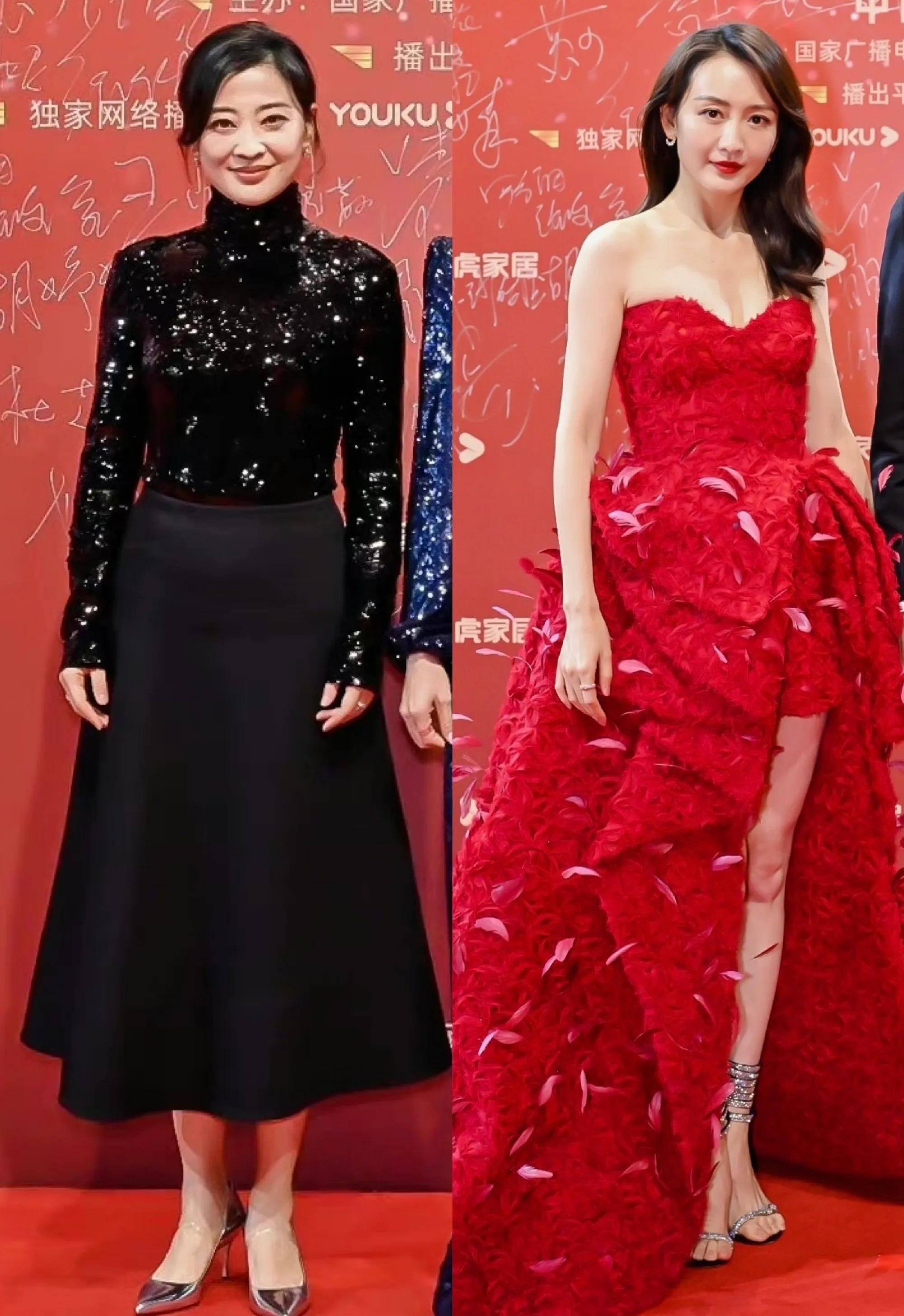 Feitian Awards red carpet modeling Sun Li, Guan Xiaotong, Yuan Shanshan ...